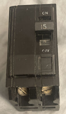 Square D QO215 Circuit Breaker 2 Pole 15A 120/240V 2P15 QO Series ...