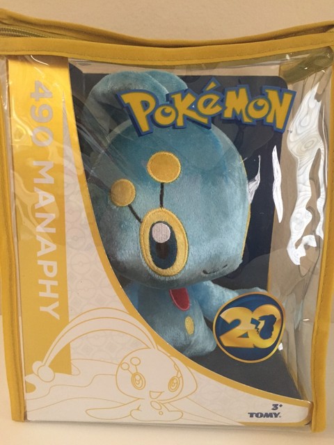 Pokemon 490 Manaphy Limited Edition 20th Anniversary TOMY 2016 for sale ...