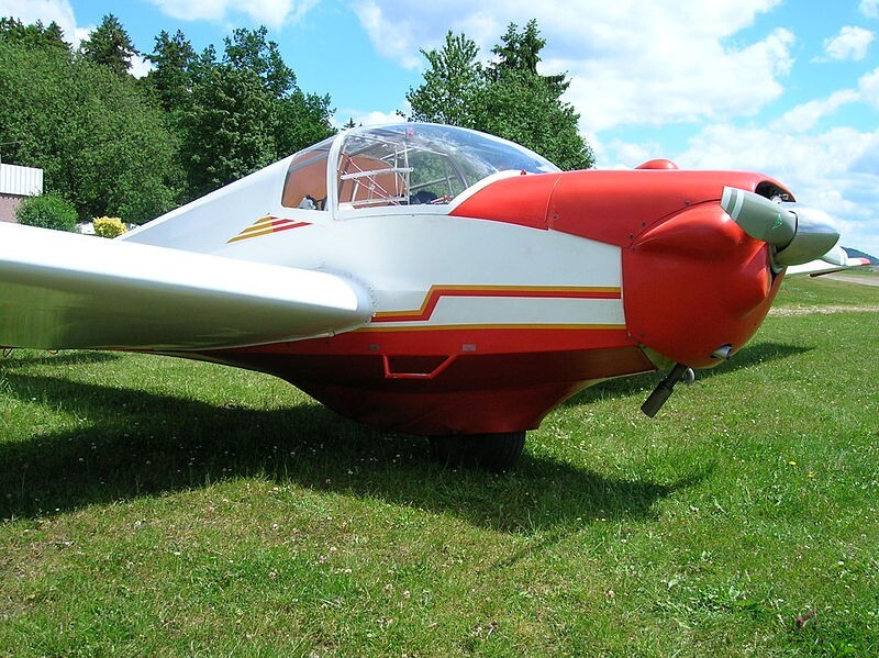 SF-25 Falke Scheibe Glider Falcon Airplane Desktop Kiln Wood Model ...