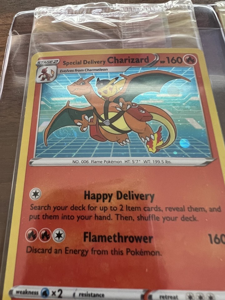 Special Delivery Charizard Promo Card w/ Swirl | Factory Sealed | eBay
