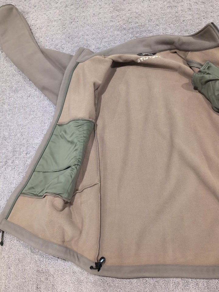 First Lite Challis Fleece Jacket Large Conifer Excellent! Free Shipping ...