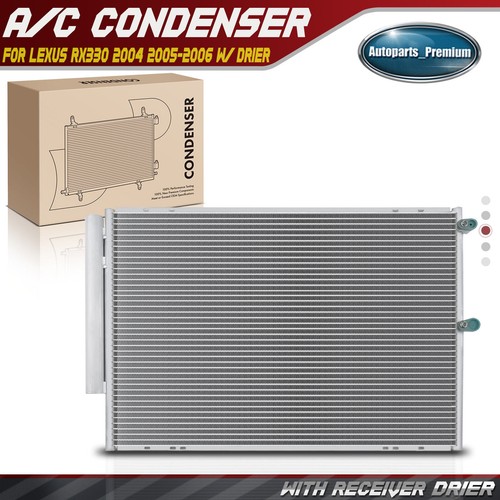 AC Condenser A/C Air Conditioning w/ Receiver Drier for Lexus RX330 ...