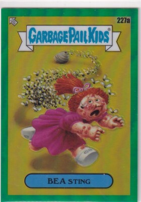 2023 Garbage Pail Kids Chrome Series 6 Green Refractor #227a Bea Sting ...