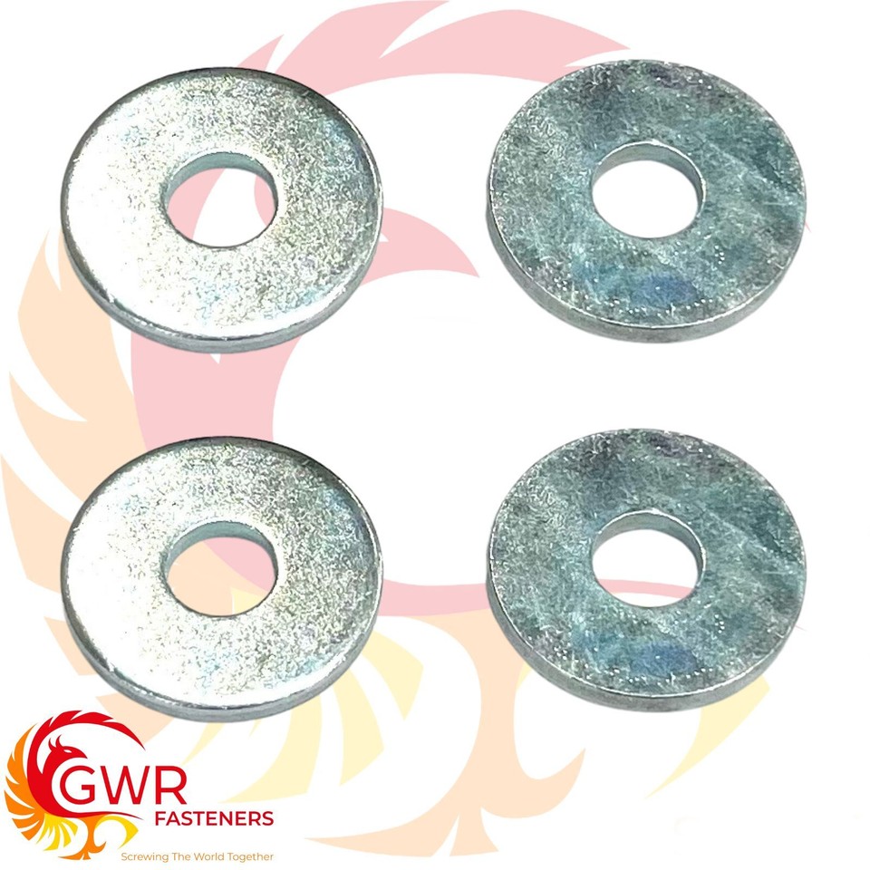 POP RIVET WASHERS - 3.2MM - 6.4MM STEEL BLIND POP RIVETS BACKING WASHER ...