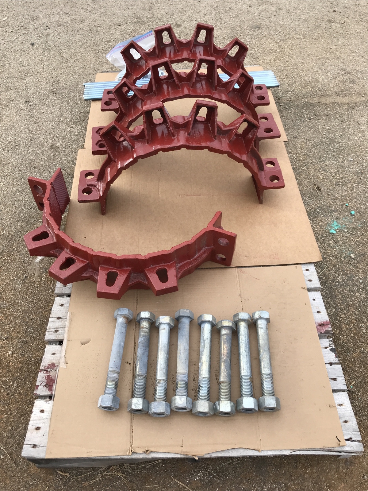 LOT OF SIX SETS 20” PV-LOK SIGMA PWP-C20 SERRATED BELL JOINT RESTRAINT ...