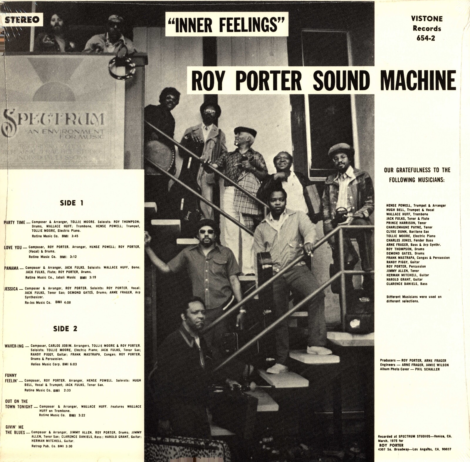 ROY PORTER SOUND MACHINE "INNER FEELINGS" VIS-654-2 US SEALED BRAND NEW ...