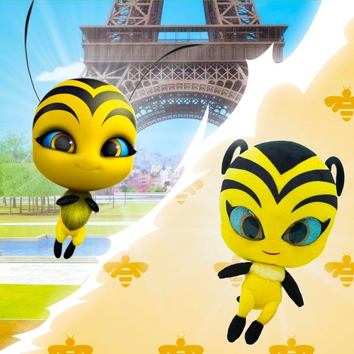 🔥Miraculous Ladybug Vesperia Queen Bee kwami POLLEN plushy cosplay ...