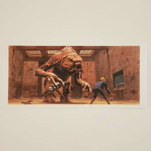 Ralph McQuarrie Postcard Star Wars Return of the Jedi Rancor Gamorrean ...