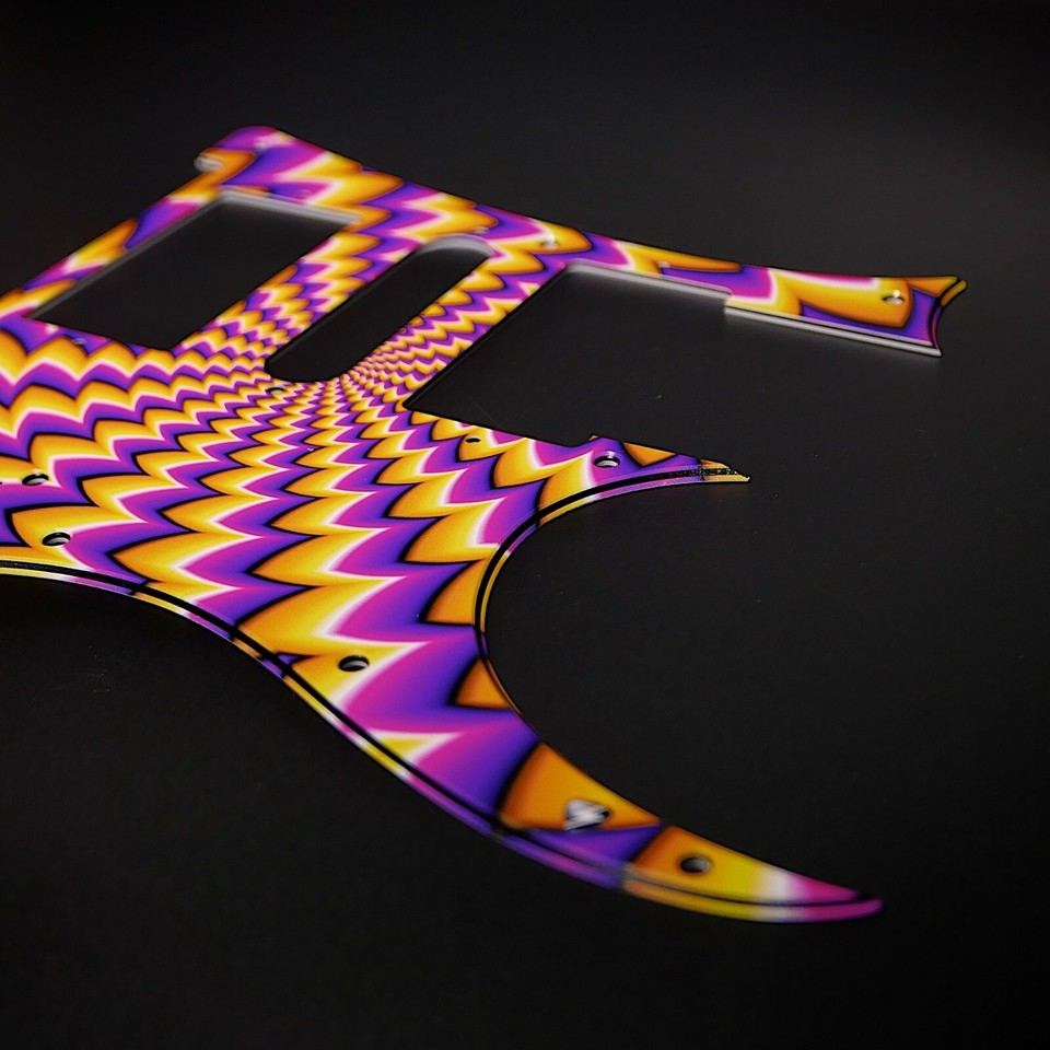 Ibanez Jem Series Pickguard • Spin Illusion • Custom Pickguard ...