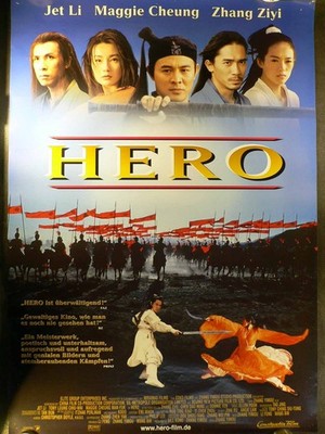 Hero - Jet Li - Maggie Cheung - Donnie Yen - Filmposter A1 84x60cm ...
