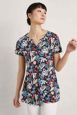 Seasalt Women's Top - navy Risso Short Sleeve Top - Regular - Collaged ...