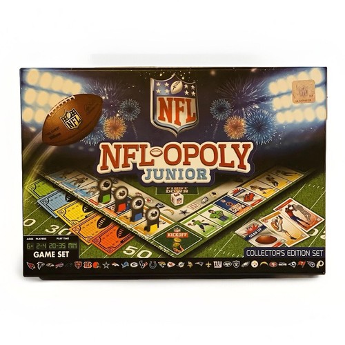 NFL-opoly Junior NFL Football Monopoly Board Game Collectors Edition ...