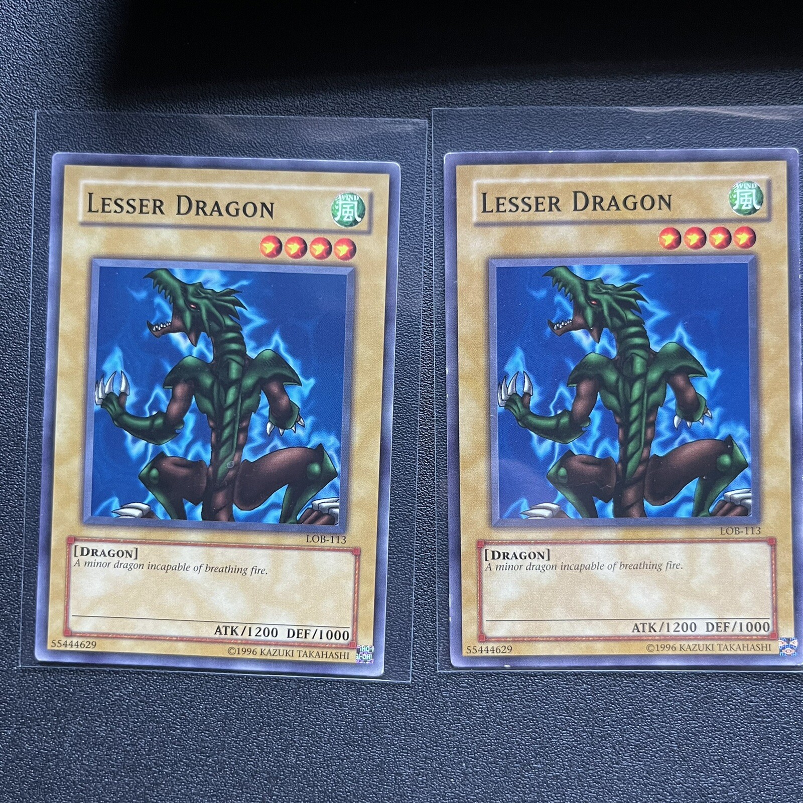 YuGioh Lesser Dragon NM (Unlimited Ed.) LOB-113 | eBay
