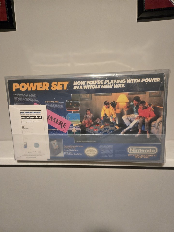 1980s NINTENDO Entertainment System NES Power Set Complete New Unused ...