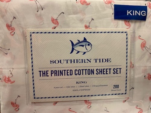 Southern Tide, Printed Sheet Set 100% Cotton Percale (Choose Size ...