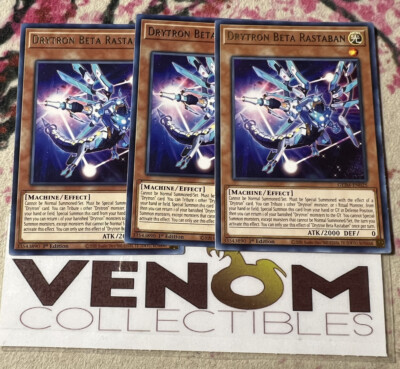 3x (M/NM) - Drytron Beta Rastaban - GEIM-EN025 - Rare - 1st Edition ...