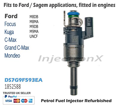 GDI Petrol Fuel Injector DS7G9F593EA for Ford EcoBoost 1.5 engines ...