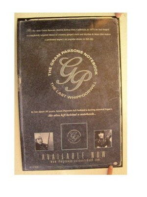 Gram Parsons Poster The Flying Burrito Brothers Promo | eBay