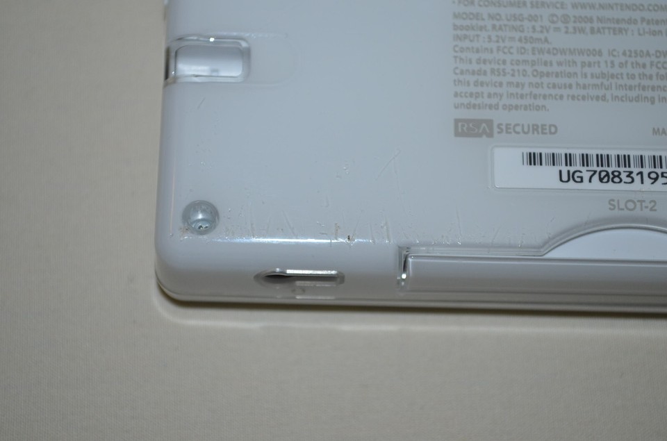 Seattle Mariners Logo Promo Nintendo DS Lite White Handheld System ...