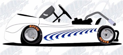 Swoosh vinyl graphic decal motorcycle go kart race car decal | eBay