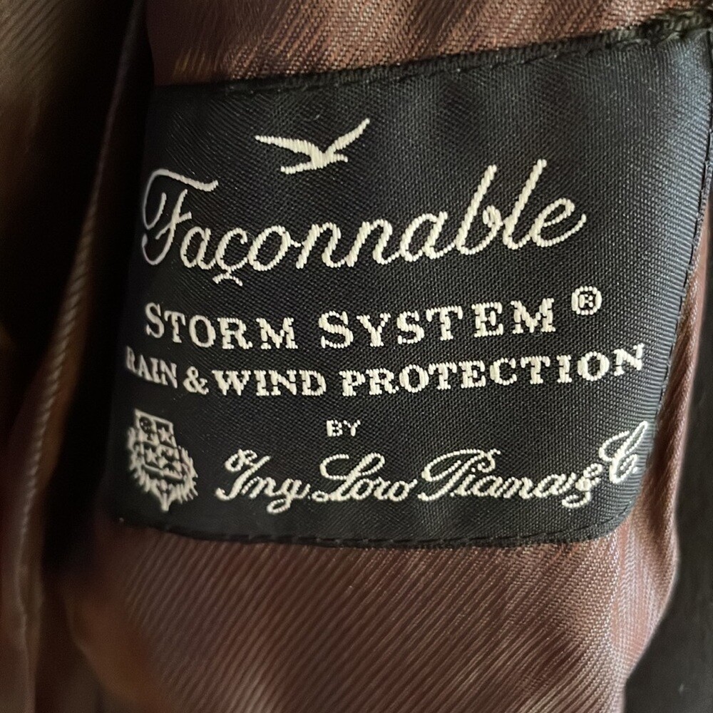 faconnable black winter wool coat sz S soft classy handsome | eBay