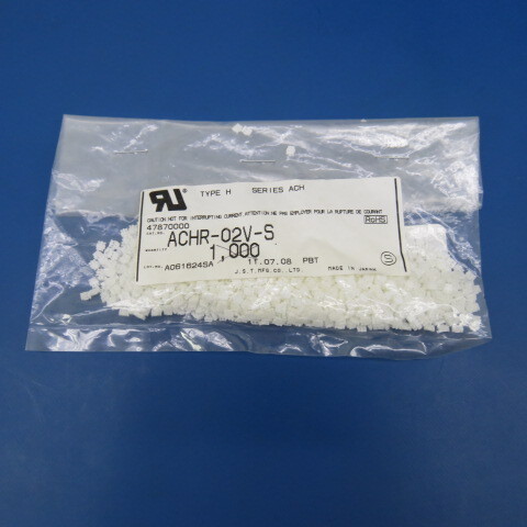 jst ACHR-02V-S Qty of 450 per Lot CONN RCPT ACH W-B 2POS 1.2MM | eBay