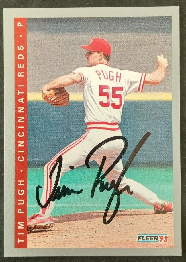 1993 Fleer SIGNED: Tim Pugh, REDS #40 | eBay