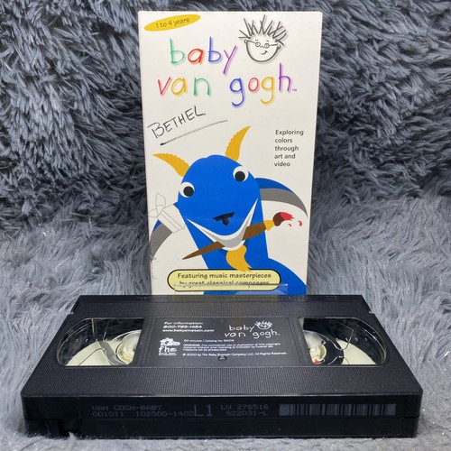 Baby Einstein Baby Van Gogh VHS Tape 2000 Educational Colors Art Kids ...