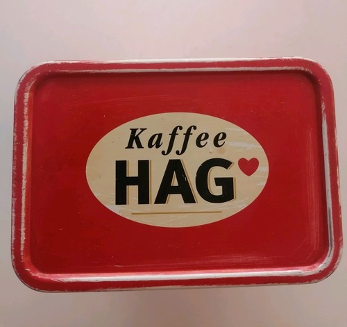 Kaffee Hag Coffee Metal Tin Box Retro Rare, Empty | eBay