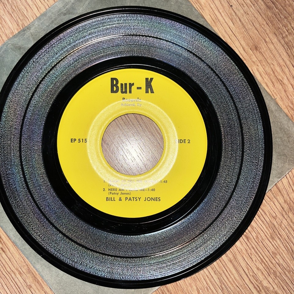 Bill & Patsy Jones 7” 45 Record What Manner Of Man Want To Tell The ...