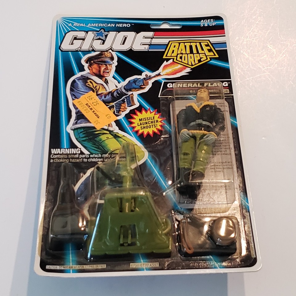 Hasbro GI Joe Action Figure 1993 Battle Corps General Flagg 3.75" VTG ...