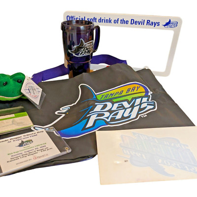 Lot MLB Tampa Bay Devil Rays Collectibles 7 Unused Items Ticket Stub ...
