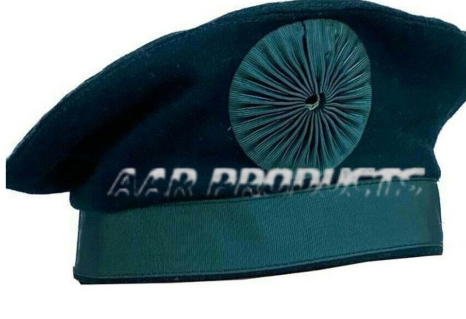 Irish Caubeen Military Army Wool Hat Cap Berets Balmorals Glengarry ...