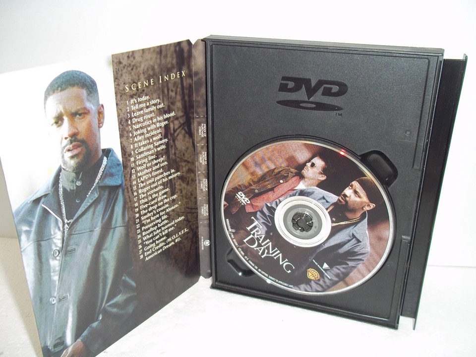 Training Day DVD Denzel Washington Ethan Hawke Dr Dre Snoop Dogg Scott ...