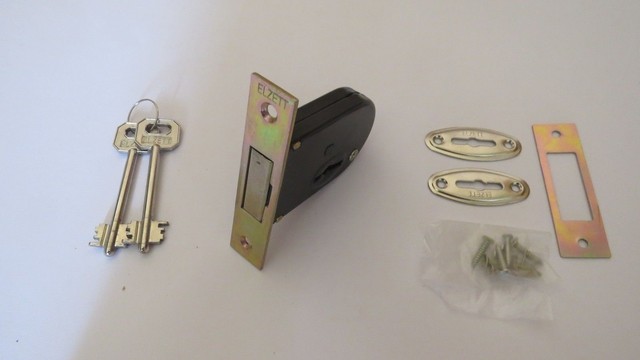 Euro Elzett 700 Mortise Deadlock Wooden Door Lock Upper Lock Security ...