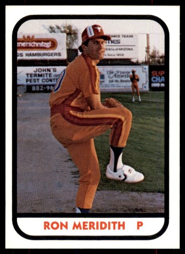 1981 TCMA Minor League Ron Meridith Tucson Toros #16 | eBay
