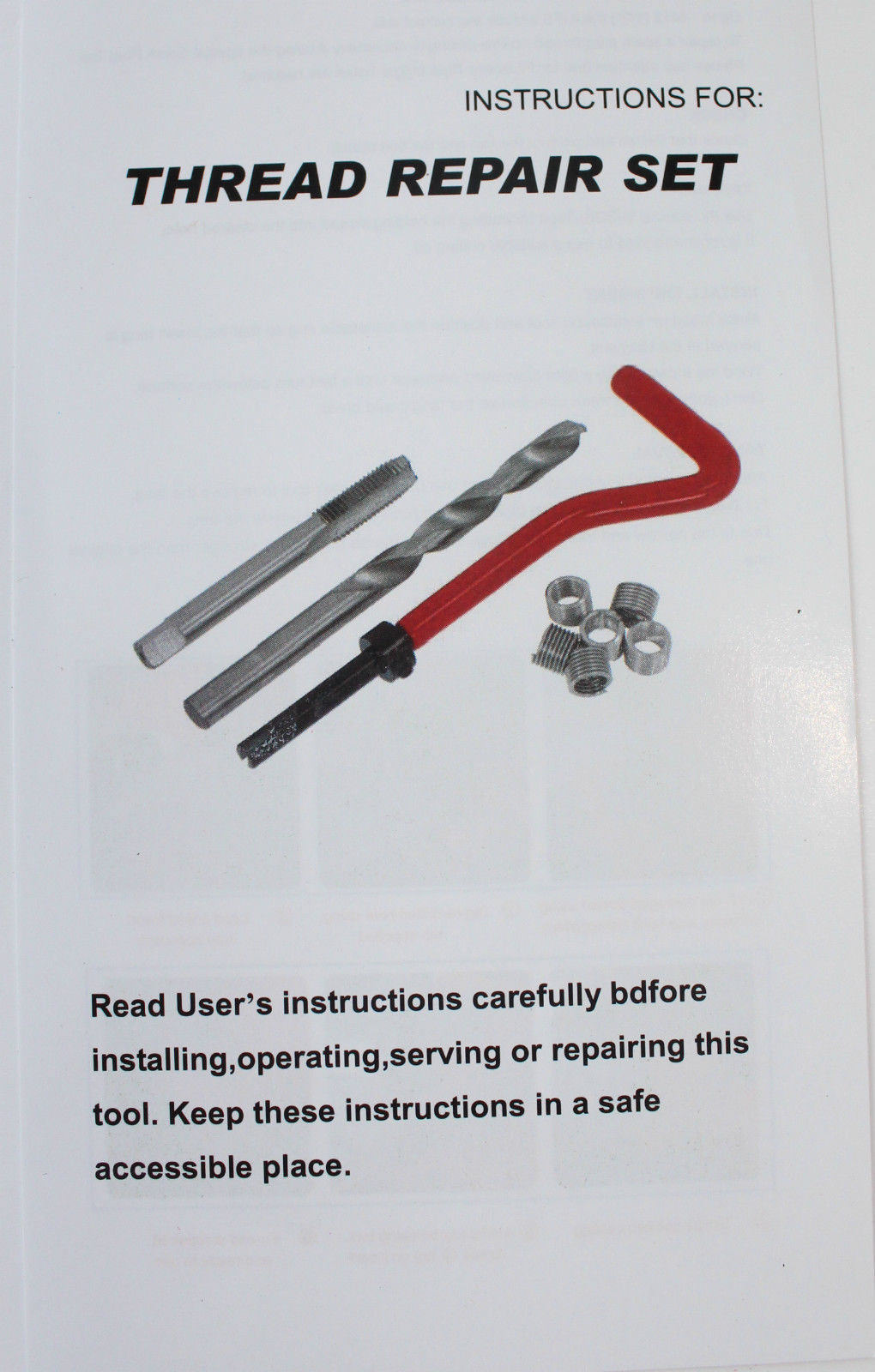 METRIC THREAD REPAIR INSERT KIT M3 M4 M5 M6 M8 M10 12 14 to 24 HELICOIL ...