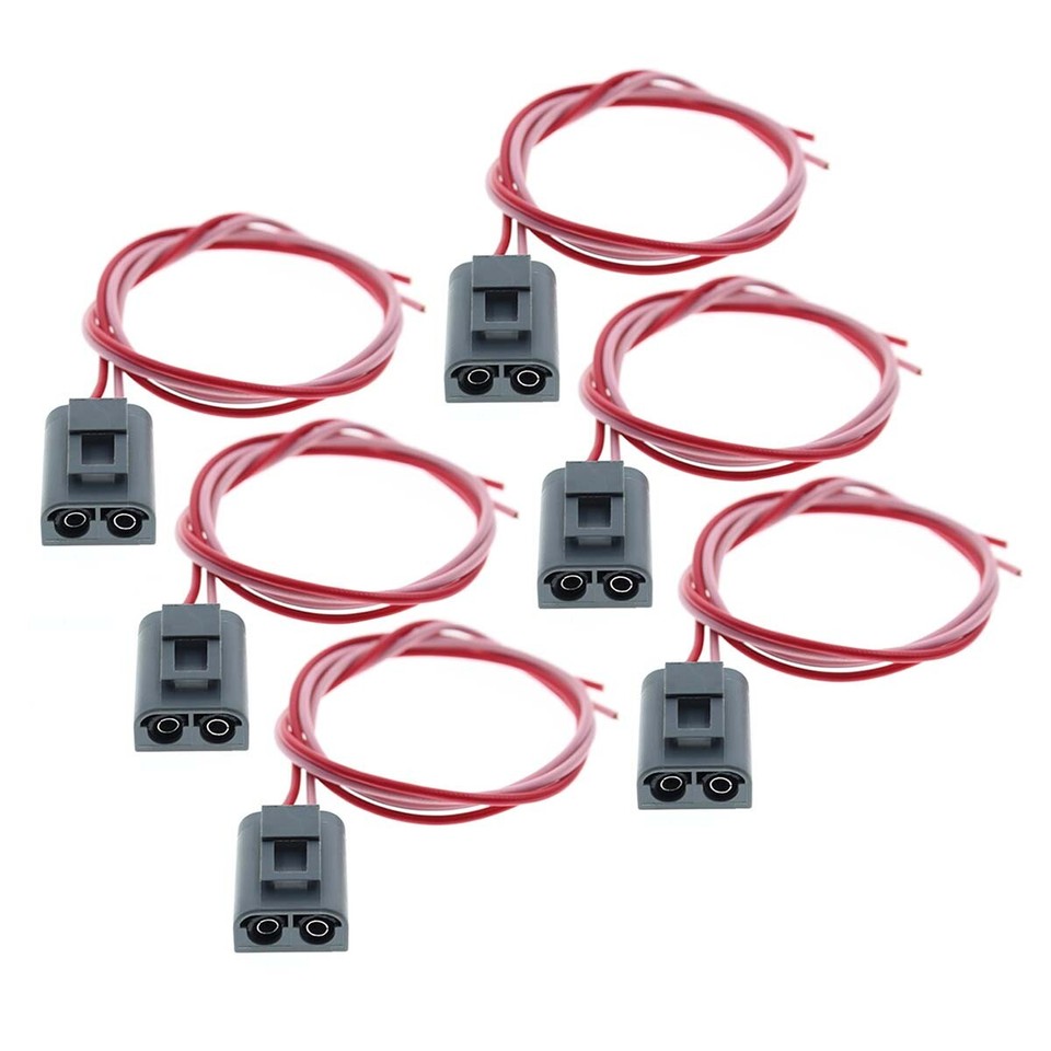 6 Pack CONNECTOR PIGTAIL HARNESS 2-Pin For Volvo speed sensor 3523813 ...