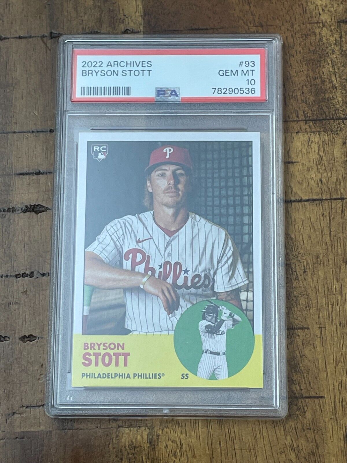 2022 Topps Archives Bryson Stott RC PSA 10 - POP 8 | eBay