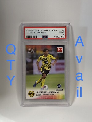 2020 Topps Now Bundesliga RC #4 Jude Bellingham Rookie(1st Card Ever ...