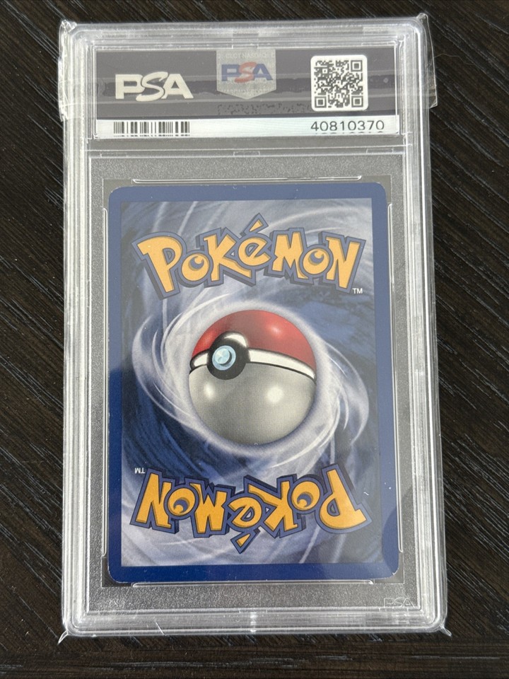 BROCK'S VULPIX 2001 POKEMON GAME PROMO WIZ. GOLD STAMP CARD #37 - PSA ...