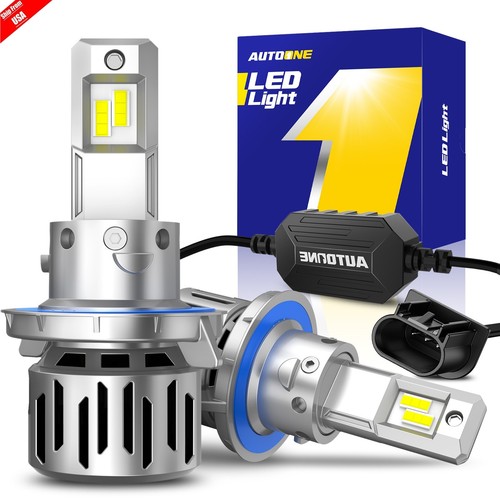 AUTOONE H13 LED Headlight Bulb High Low Beam Conversion Kit Super ...