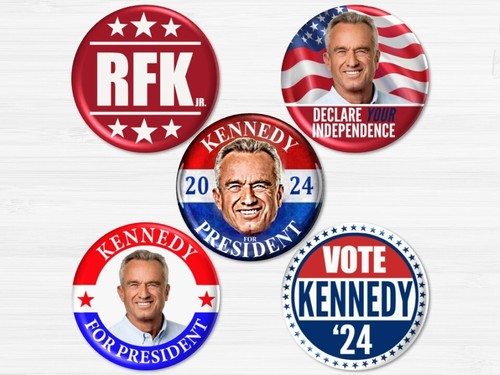 Kennedy 2024 Election Buttons 2024 RFK for President Campaign Pin 3002 ...