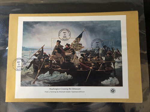 Washington Crossing the Delaware Bicentennial Postmark May ,1976 First ...