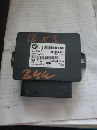 11 12 13 - 17 BMW 640 650 X3 Parking Brake Control Module Handbrake ...