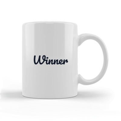Winner Coffee Mug Positive Inspirational Novelty Gift Mugs 11oz 325ml ...