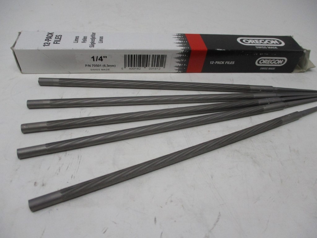 5 Oregon 70501 Chainsaw File 1/4" 6.4mm Chain Saw Sharpen Files 1/4 | eBay