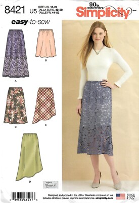 Simplicity Pattern - S8421 - Sizes 16-24 | eBay