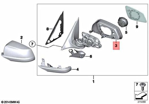 Genuine BMW Hybrid F10 F11 F18 520d ed 520i Supporting Ring Left ...