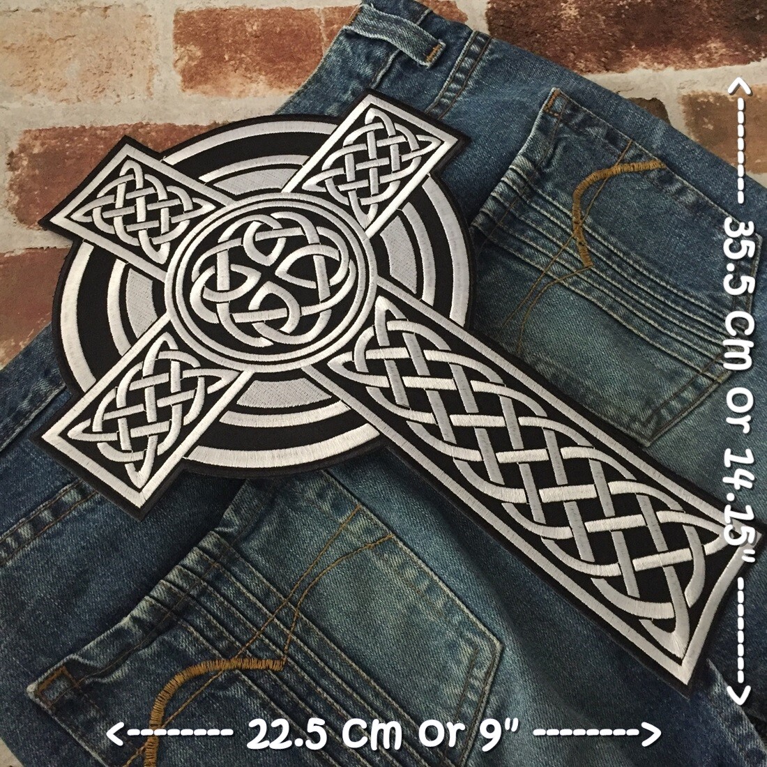 Celtic Cross Patch Religious Ethnic Emblem Embroidered